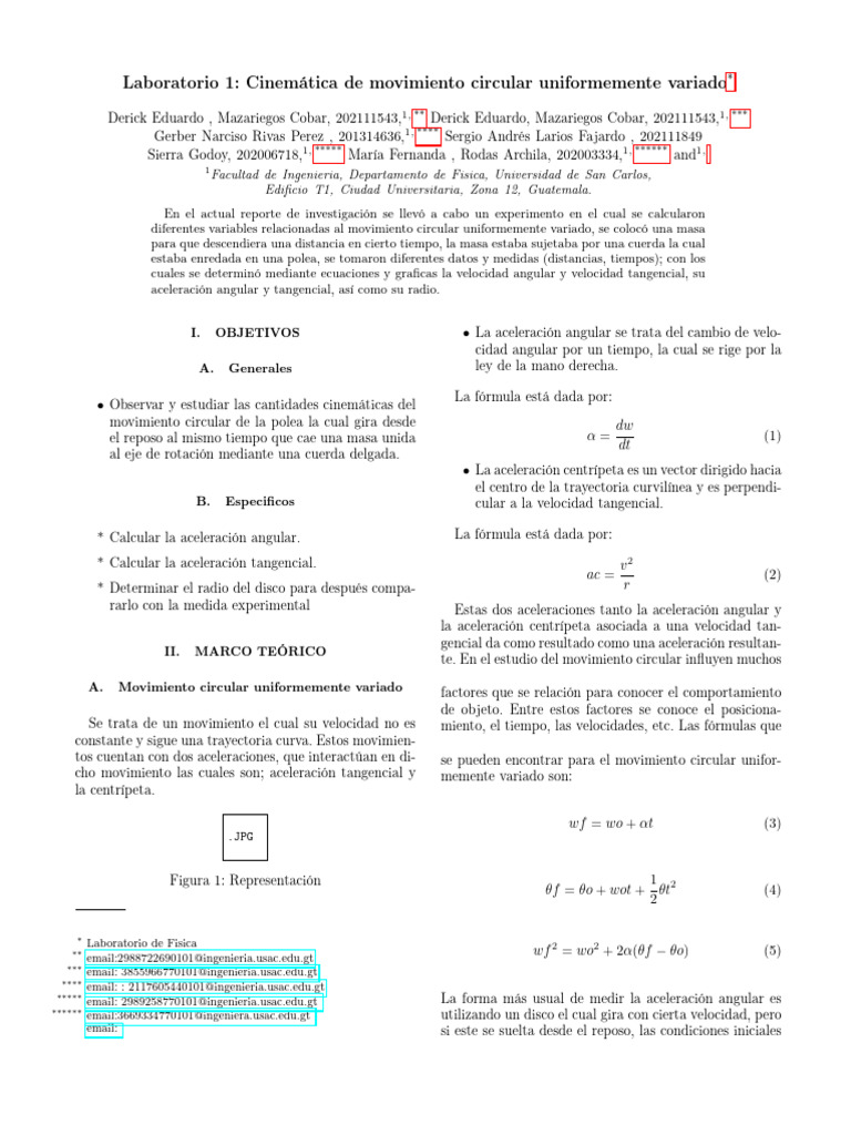 Cinem Tica de Movimiento Circular Uniformemente Variado Copy Copy | PDF | Aceleración | Velocidad