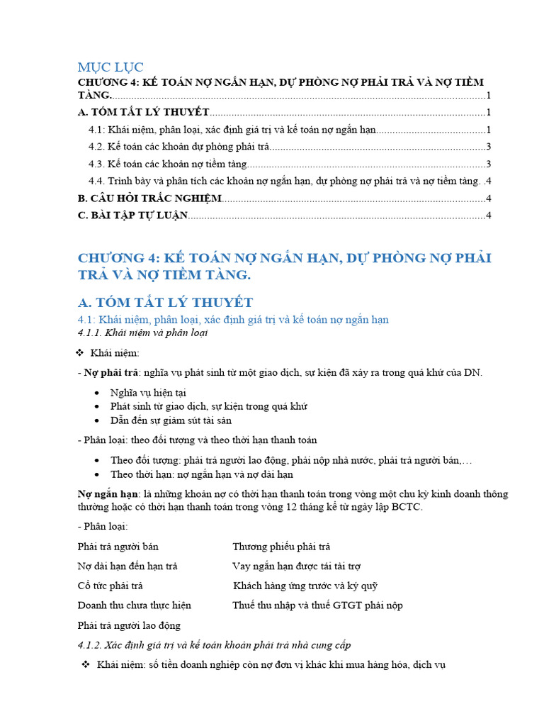 Chương 4 - KTTC2 | PDF