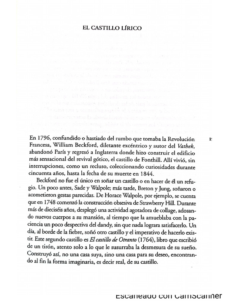 Maria Negroni, Castillo | PDF