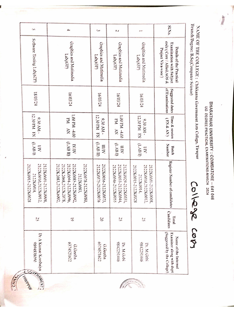 Ug Practical 2024 | PDF