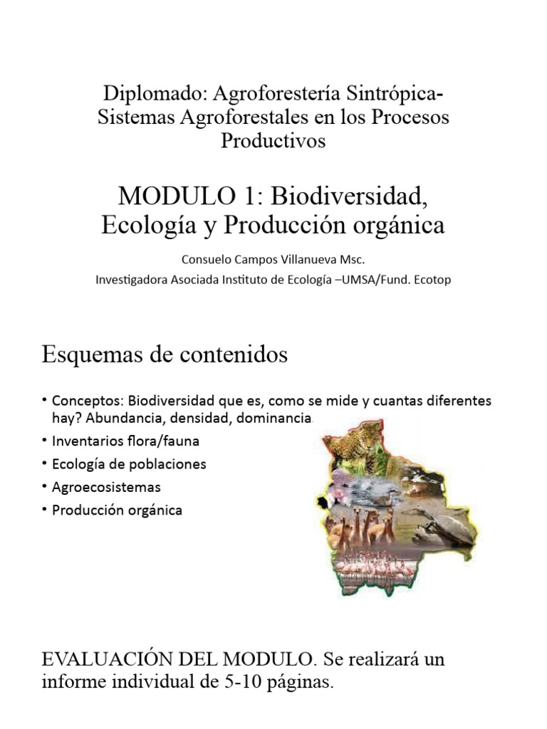 PRESENTACION | PDF | Biodiversidad | Ecología