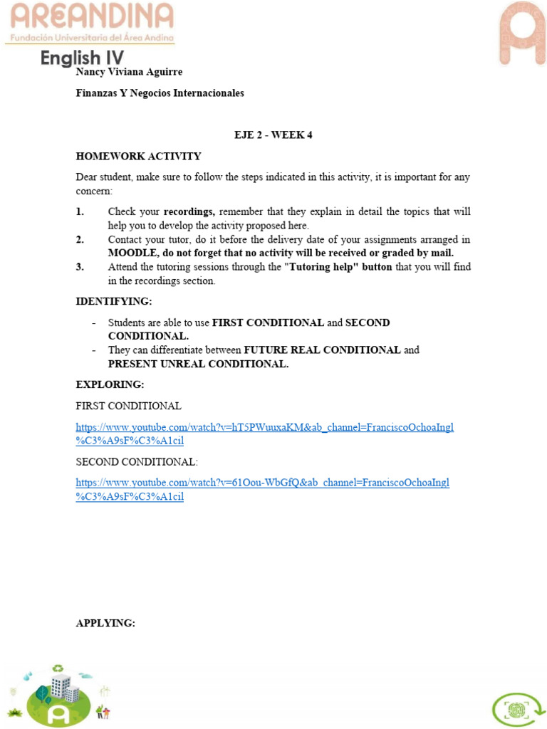 English 4 - EJE 2 - Week 6 | PDF