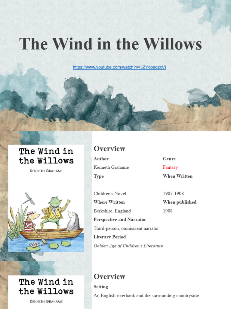 Week 2-The Wind in The Willows | PDF | The Wind In The Willows