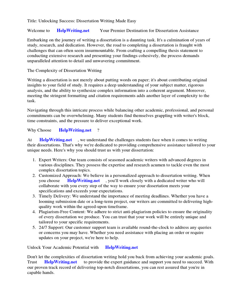 Dissertation Chapter 1 Introduction Example | PDF | Thesis | Pride And ...