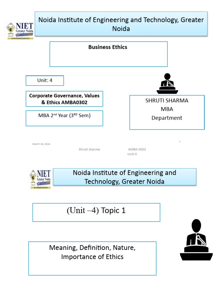 Unit4 Business Ethics | PDF | Utilitarianism | Morality