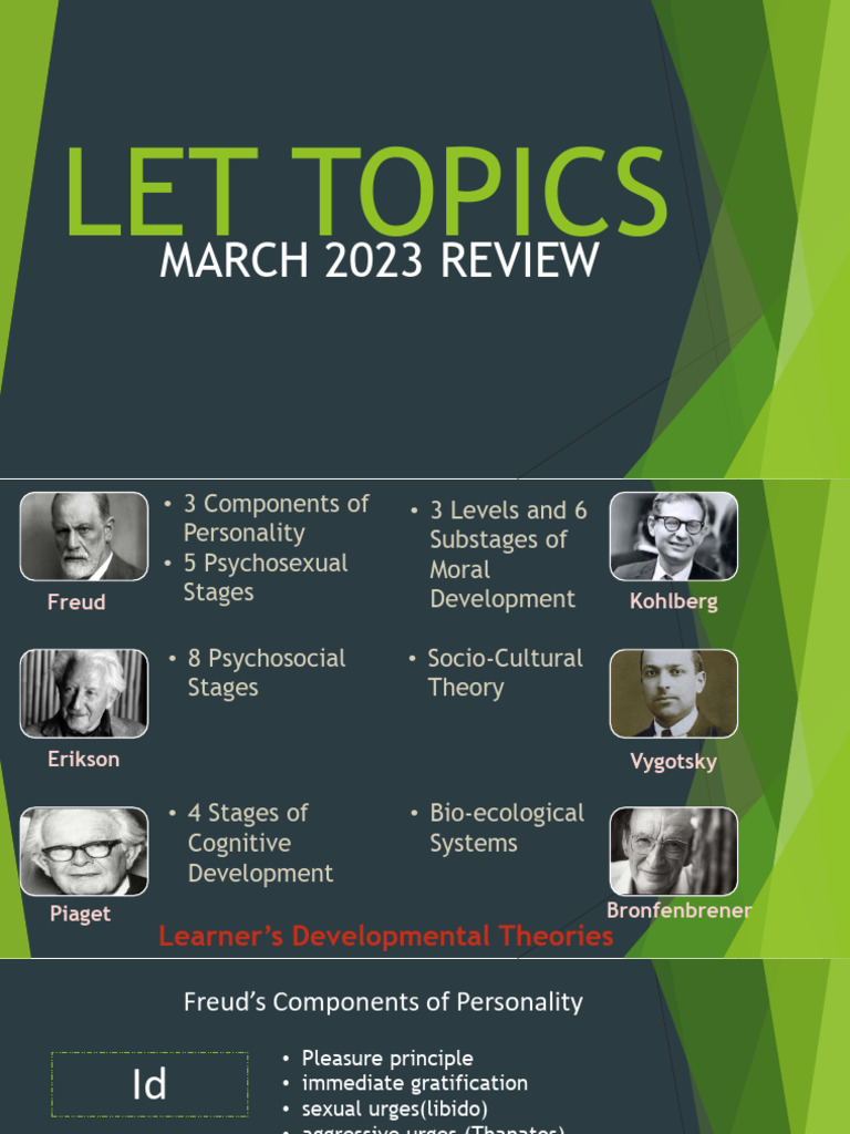 March 2023 New Curriculum Topics | PDF | Id | Cognitive Development