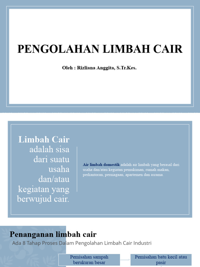 Limbah Cair | PDF