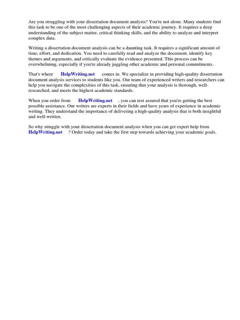 Dissertation Document Analysis | PDF | Thesis | Data Analysis