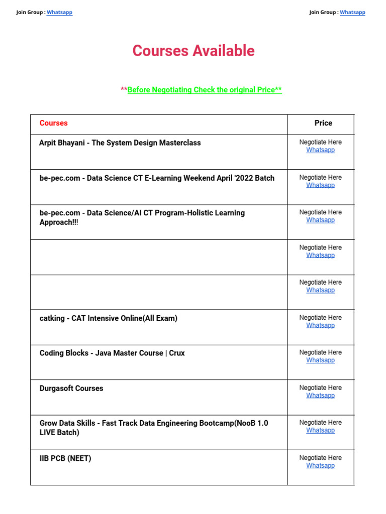 Courses | PDF | Software Development | Information Technology Management