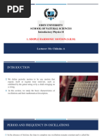 SHM Formula Sheet and Equations | PDF | Oscillation | Metrology