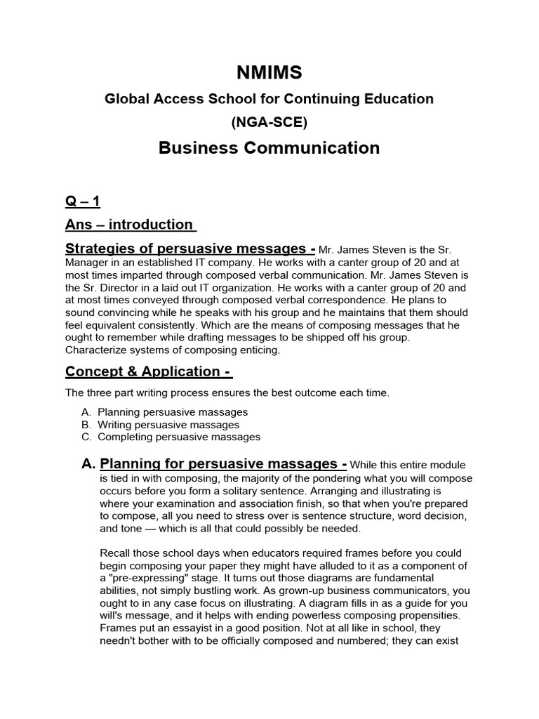 Business Communication | Download Free PDF | Brand | Reason