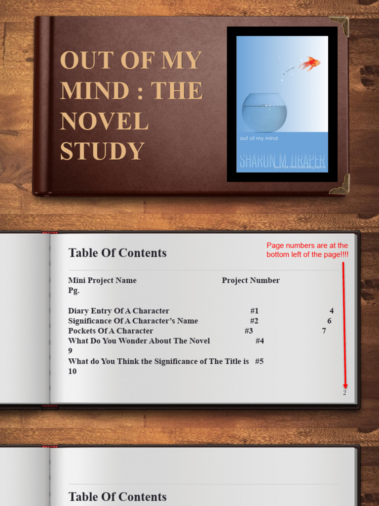 Out of My Mind Novel Study | PDF