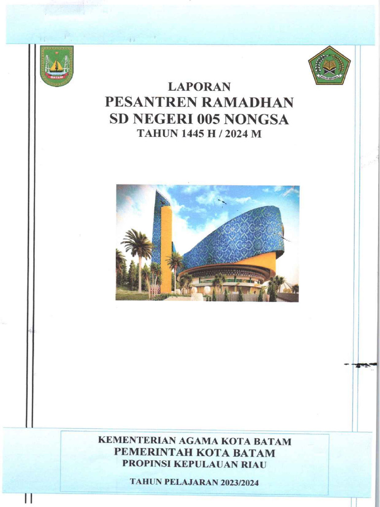 Laporan Pesantren Ramadhan 1445 H SDN 005 Nongsa | PDF