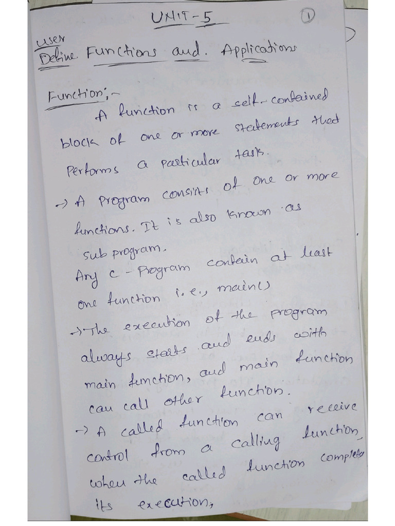 5th Unit Programming in C | PDF