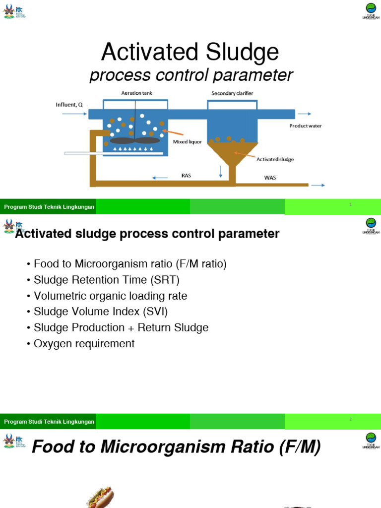 F/M Ratio and SRT in Activated Sludge | PDF | Environmental Science ...
