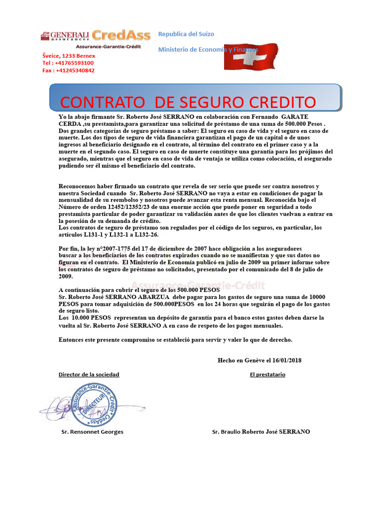 Contrato de seguro | PDF | Seguro | Póliza de seguros