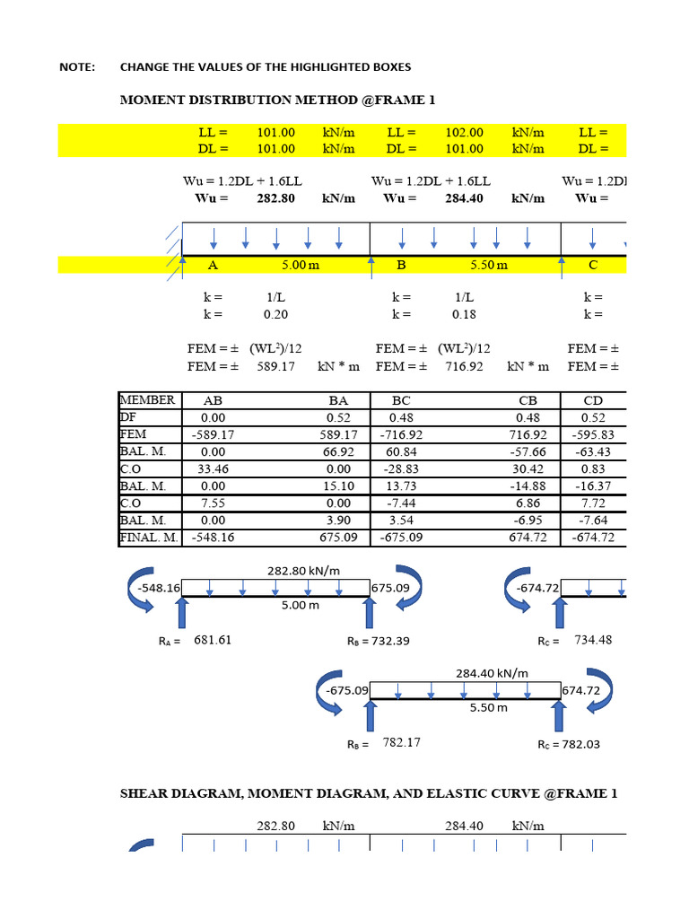 BLAS MDM SHEAR MOMENT With Intermidiate | PDF | Structural Analysis | Earthquake Engineering
