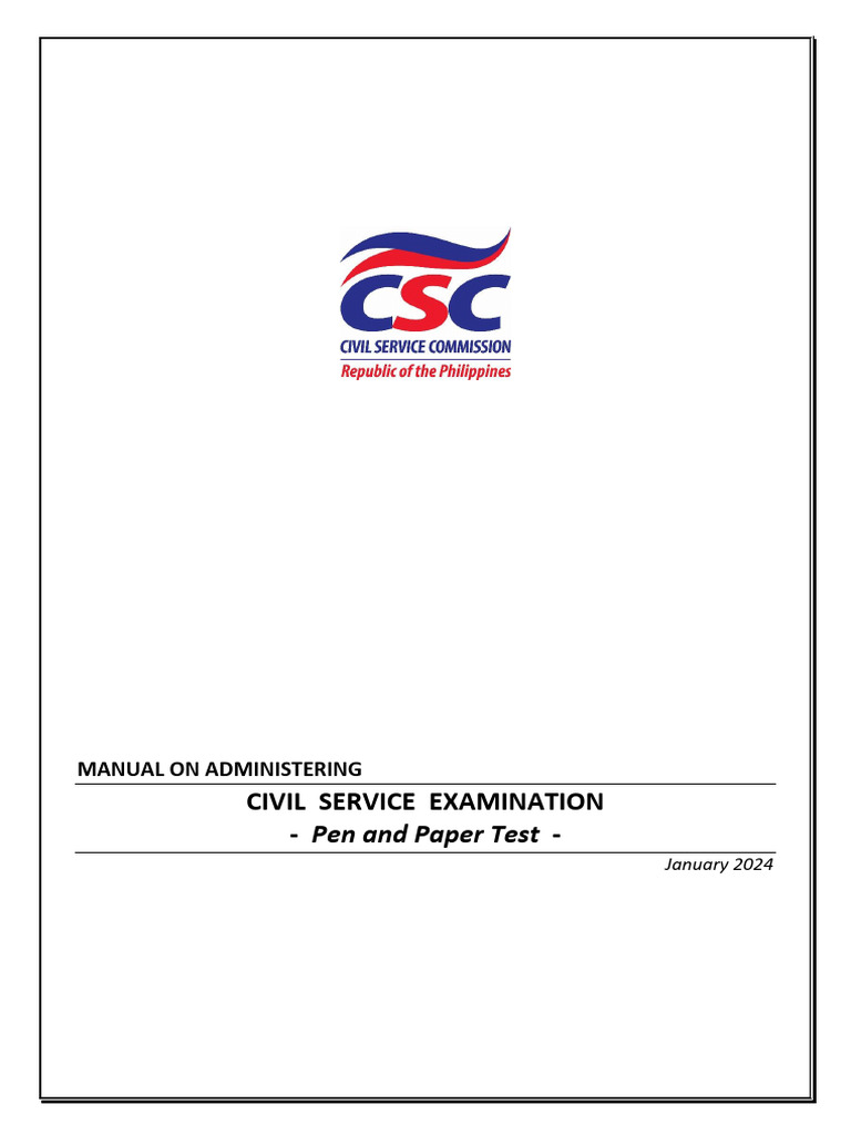 Manual CSE Pen Paper Test Revised 2024 01 Lifted Public Health ...