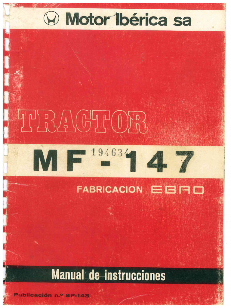 Tractor-MF-147 | PDF