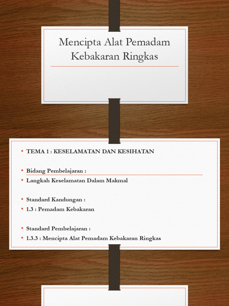 PDF SLIDE BIMBINGAN Mencipta Alat Pemadam Kebakaran Ringkas | PDF