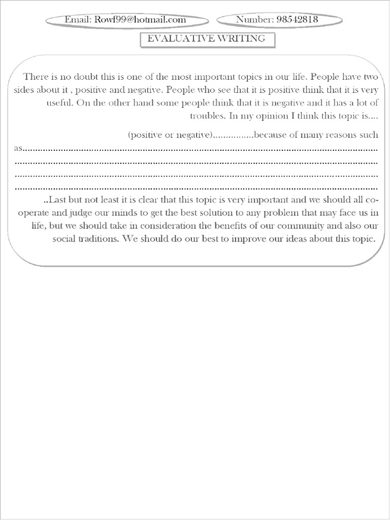 Writing Practice | PDF