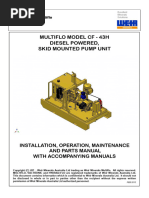 Multiflo rf85mv Dewatering Pump Spec Sheet | PDF | Pump | Diesel Engine