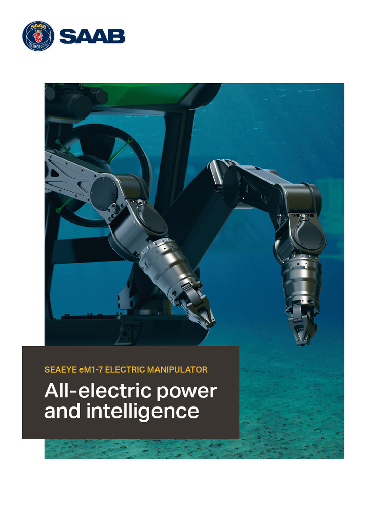 Em1-7 ELECTRIC MANIPULATOR | PDF | Electric Vehicle | Automation