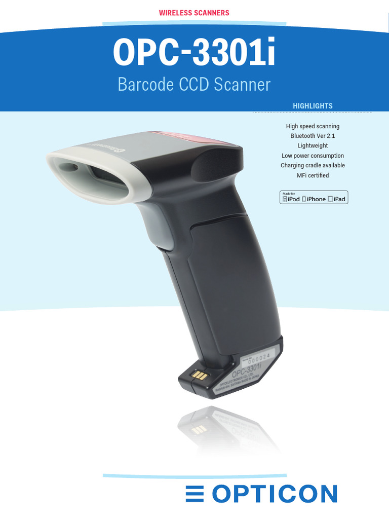 Leaflet OPC-3301i | PDF | Image Scanner