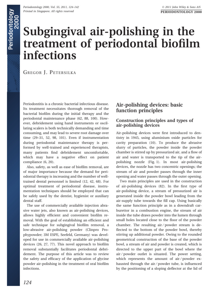 Petersilka-2011-Periodontology_2000 | PDF | Periodontology | Mouth