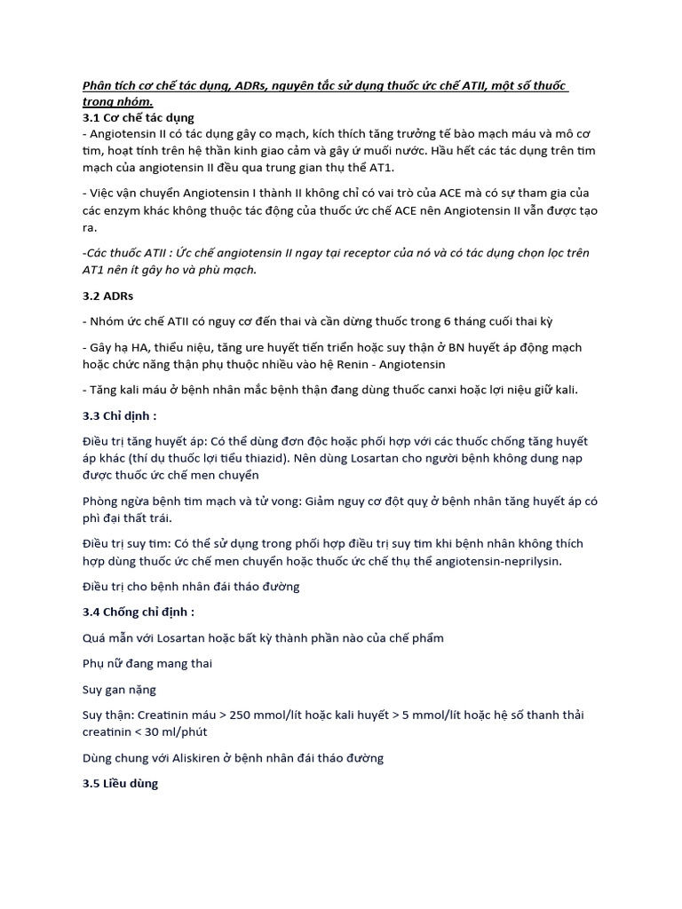 thuốc ATII | PDF