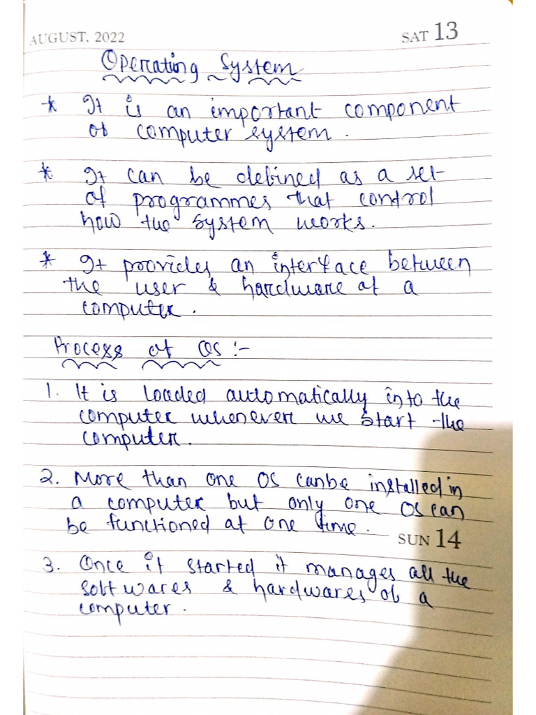 Operating System Pdf