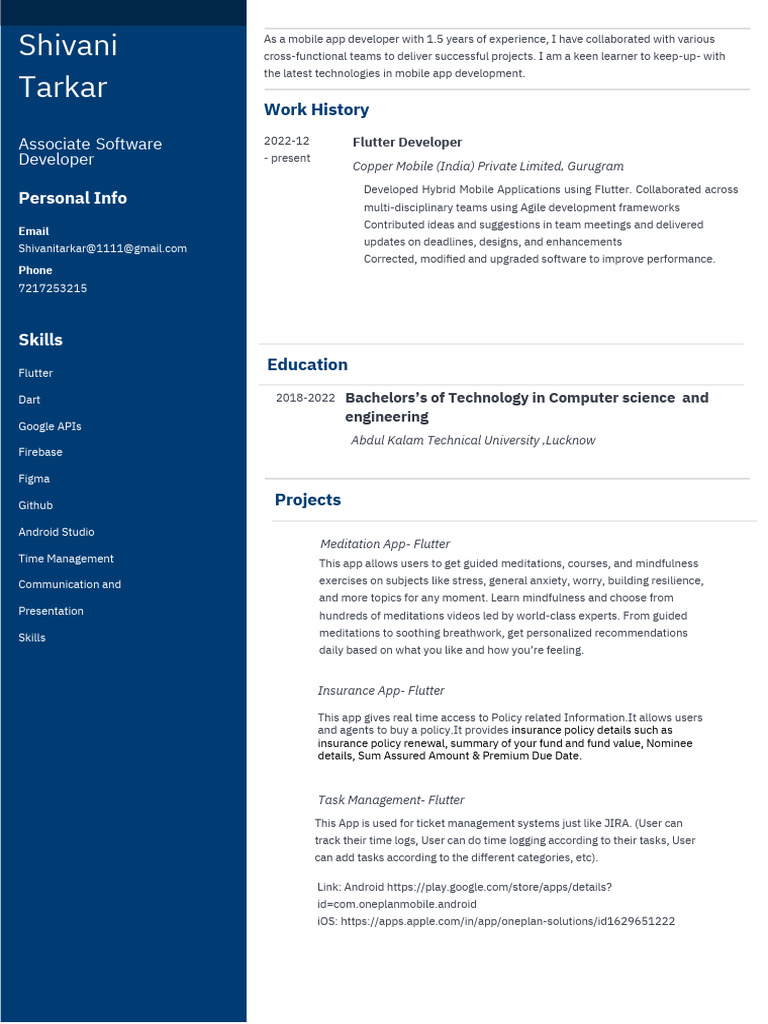 Shivani Flutter | PDF | Mobile App | Android (Operating System)