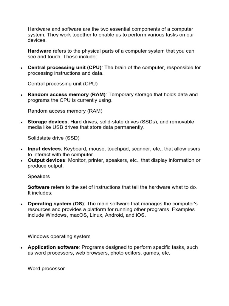 Computer Fundamentals | PDF | Computer Hardware | Barcode