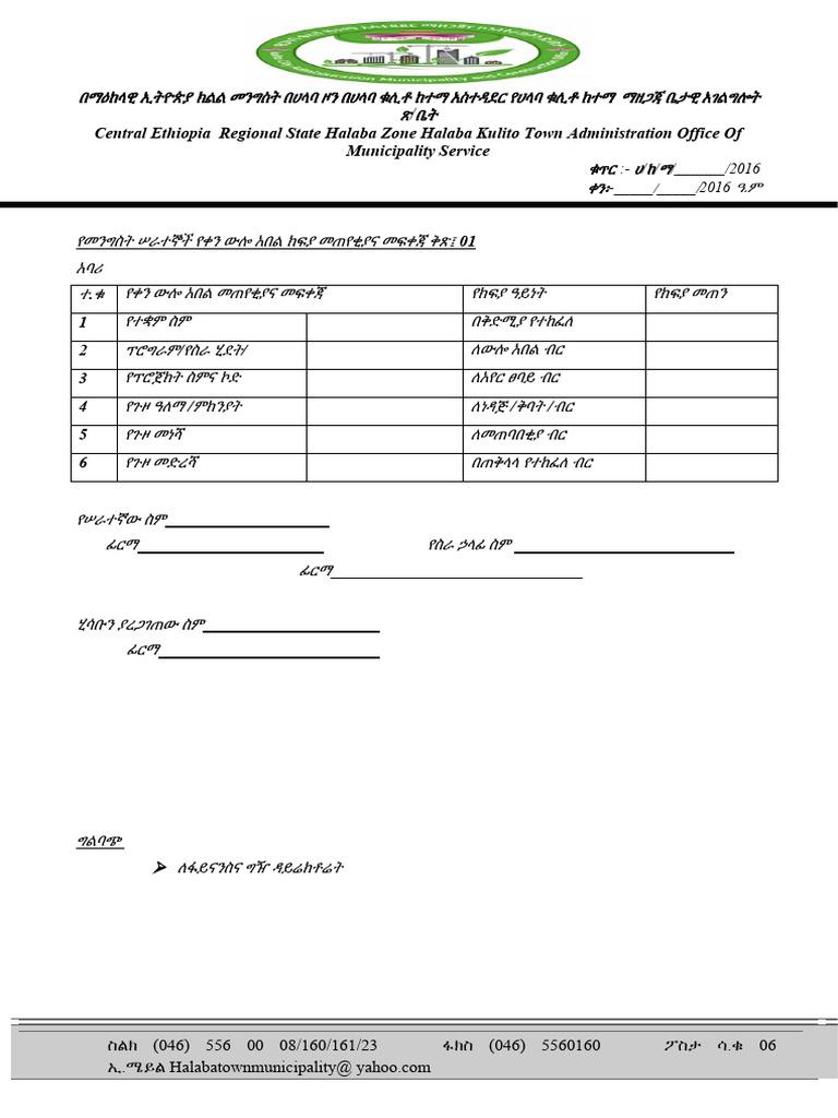 Central Ethiopia Regional State Halaba Zone Halaba Kulito Town ...