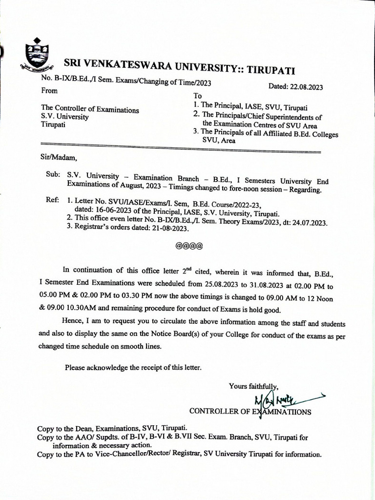 Timing Change Forenoon Insted of Afternoon 22-Aug-2023 16-42-41 | PDF