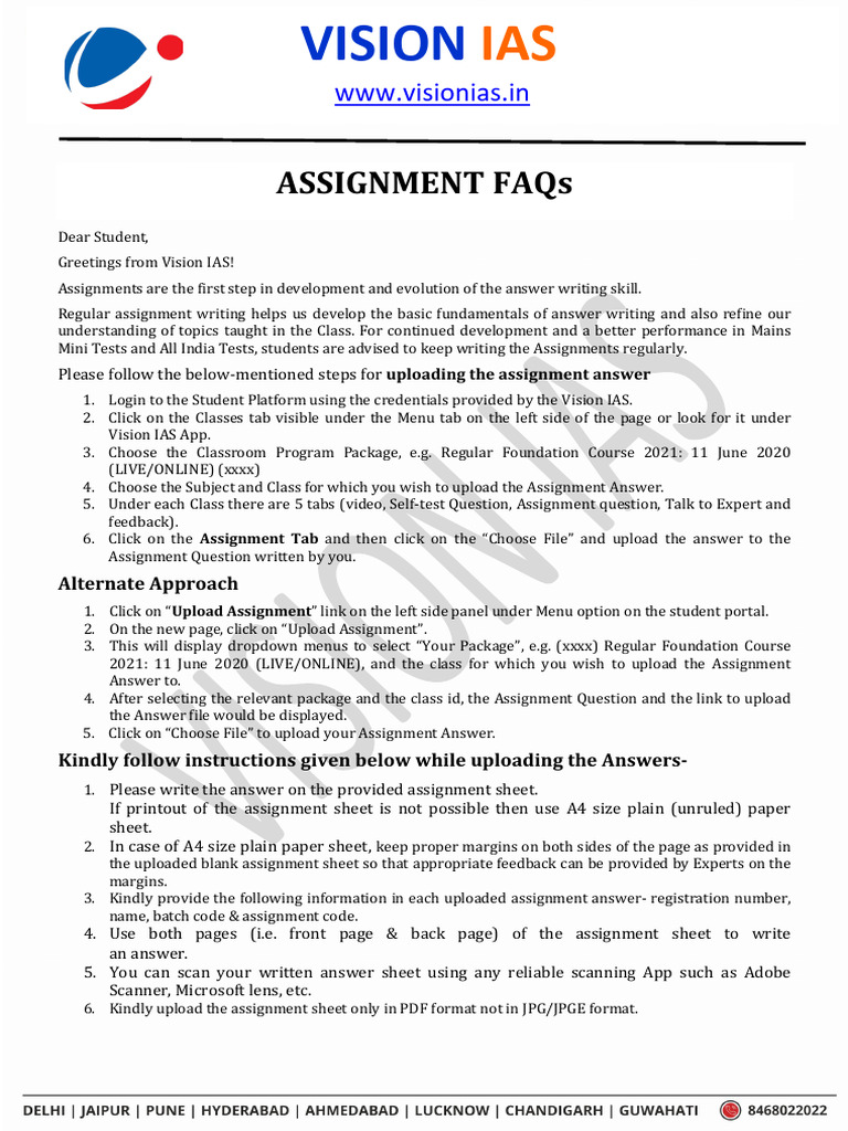 Classroom 1 ASSIGNMENT FAQs | Download Free PDF | Menu (Computing) | Computing