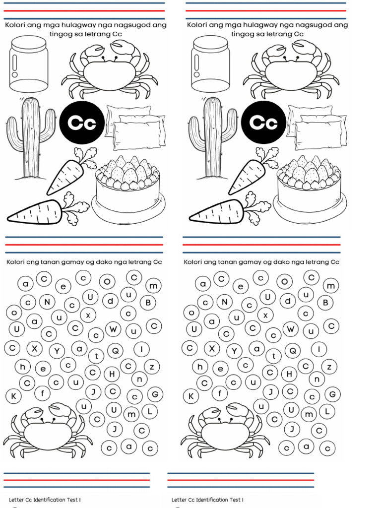 LETTER C IDENTIFICATION | PDF