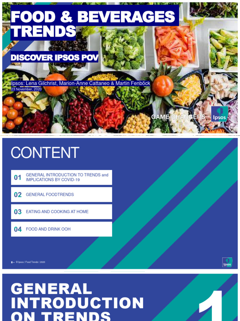 Food and Beverage Trends Discover Ipsos Pov Nov2020 | PDF | Meat | Retail