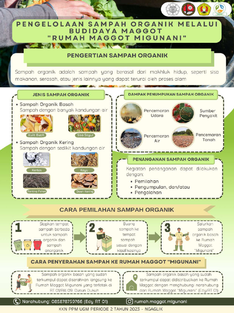 Poster - Pengelolaan Sampah Dengan Maggot | PDF