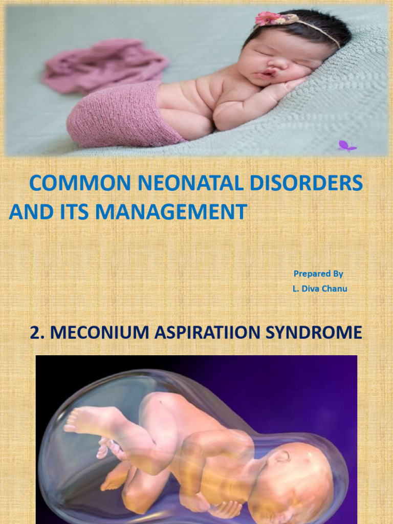 Common Neonatal Disorders 4 | PDF | Clinical Medicine | Diseases And ...