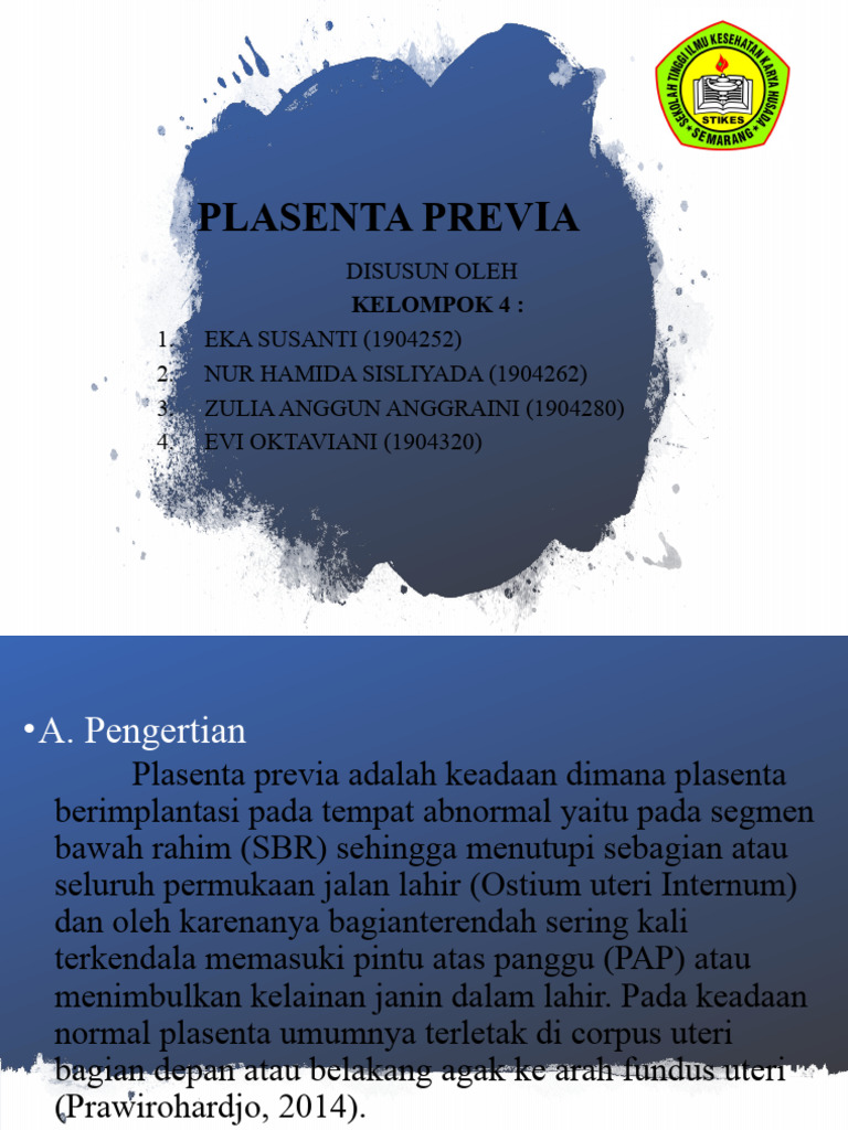 Plasenta Previa | PDF