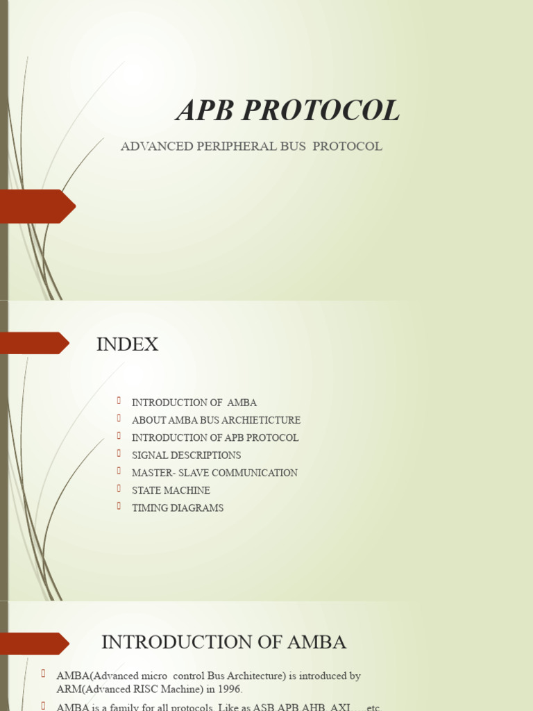 Apb PPT | PDF | Computer Data | Computer Hardware
