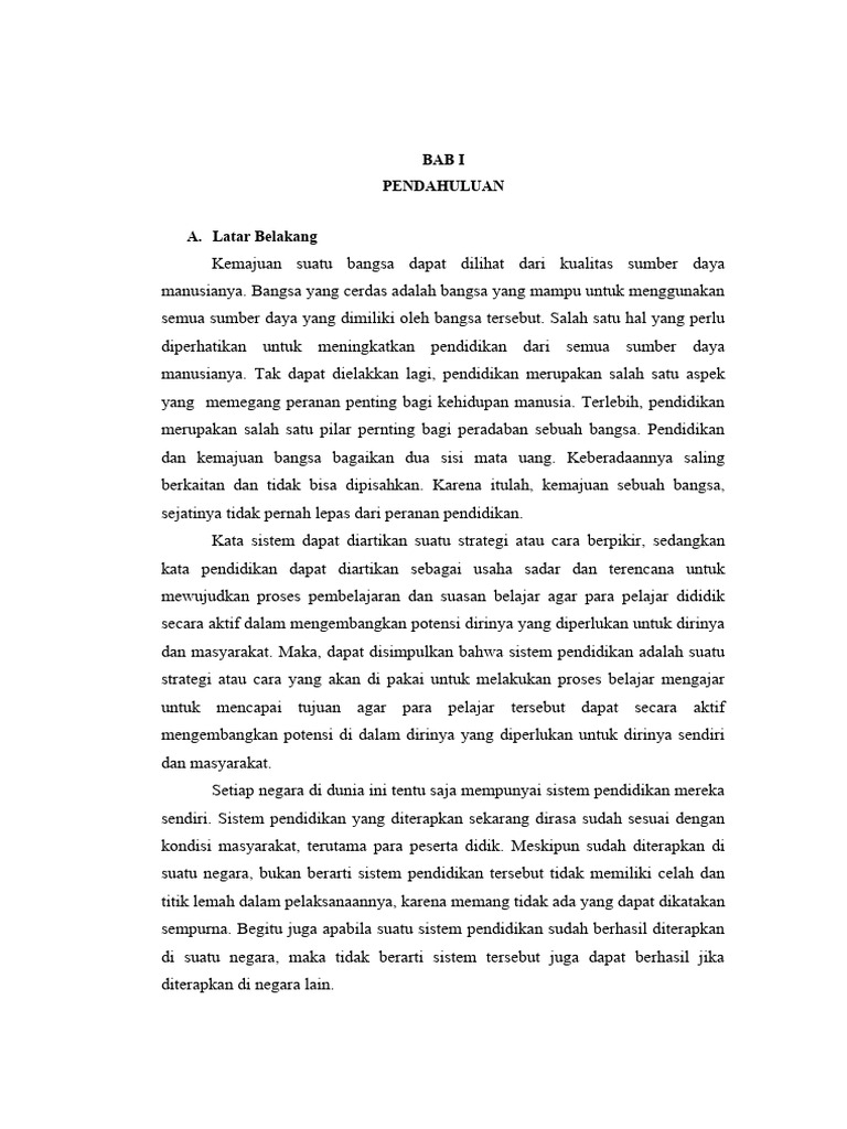 Makalah Perbandingan Sistem Pendidikan | PDF