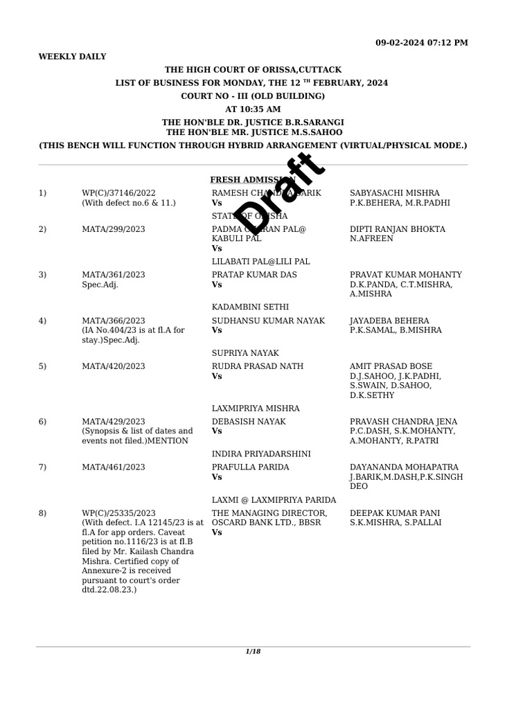 BRS MSS DB 12.02 | PDF