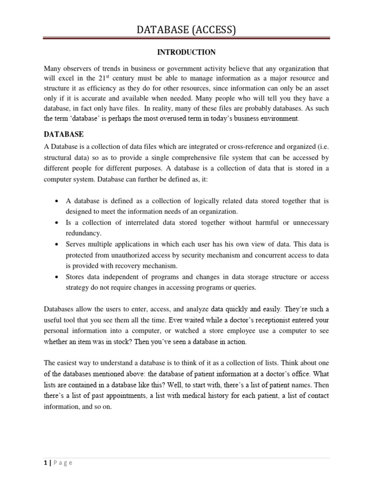Database And Database Management System Pdf Databases Relational Model