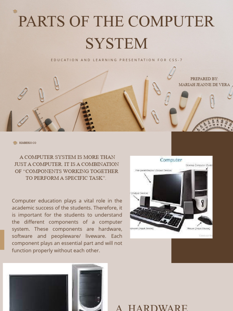 w4 - Parts of The System Unit | PDF | Random Access Memory | Computer Hardware