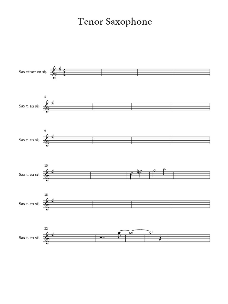 Lady Marmalade - Tenor Saxophone | PDF