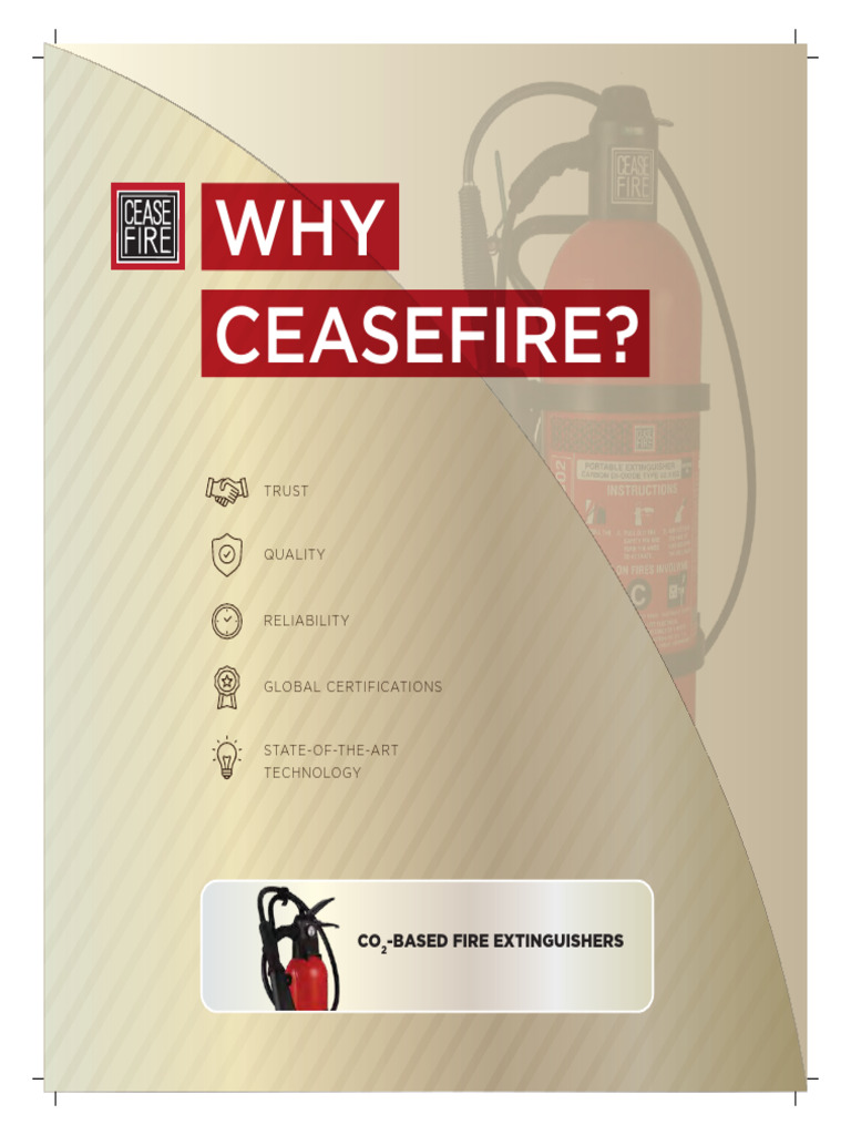 Why Ceasefire Co2 | PDF | Carbon Dioxide | Firefighting