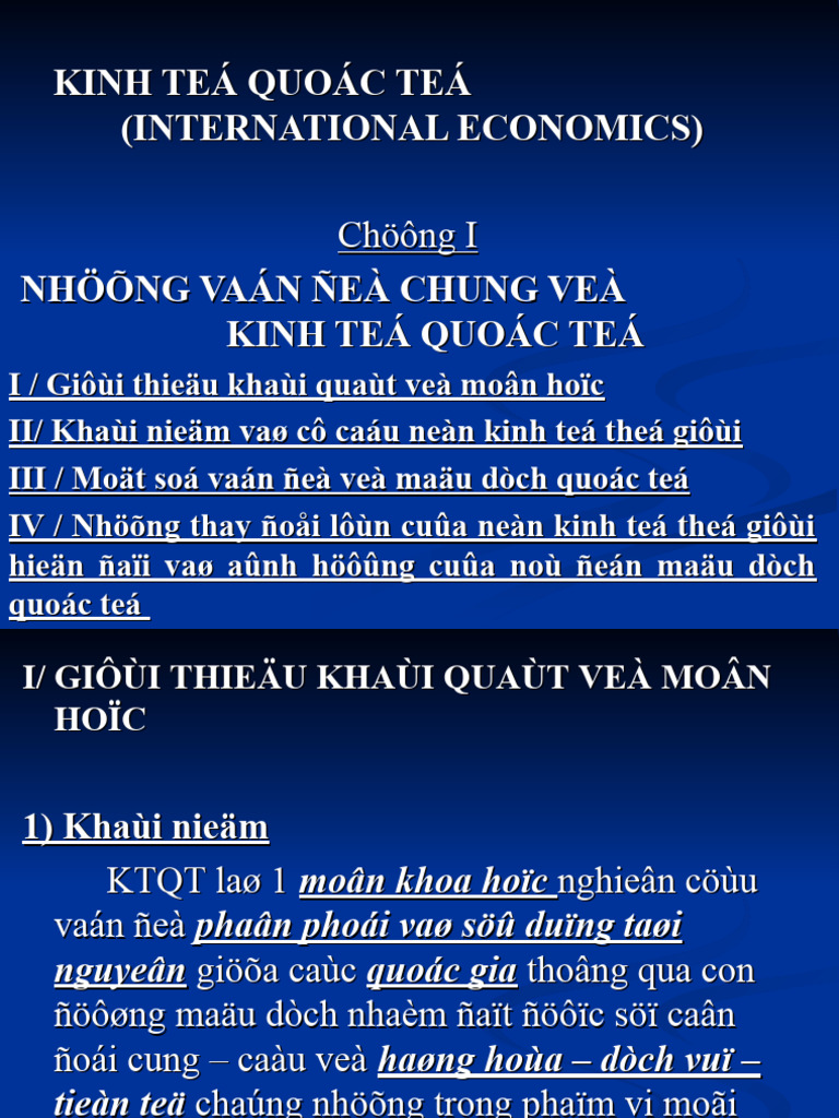 Bai Giang KTQT Chuong 1 | PDF