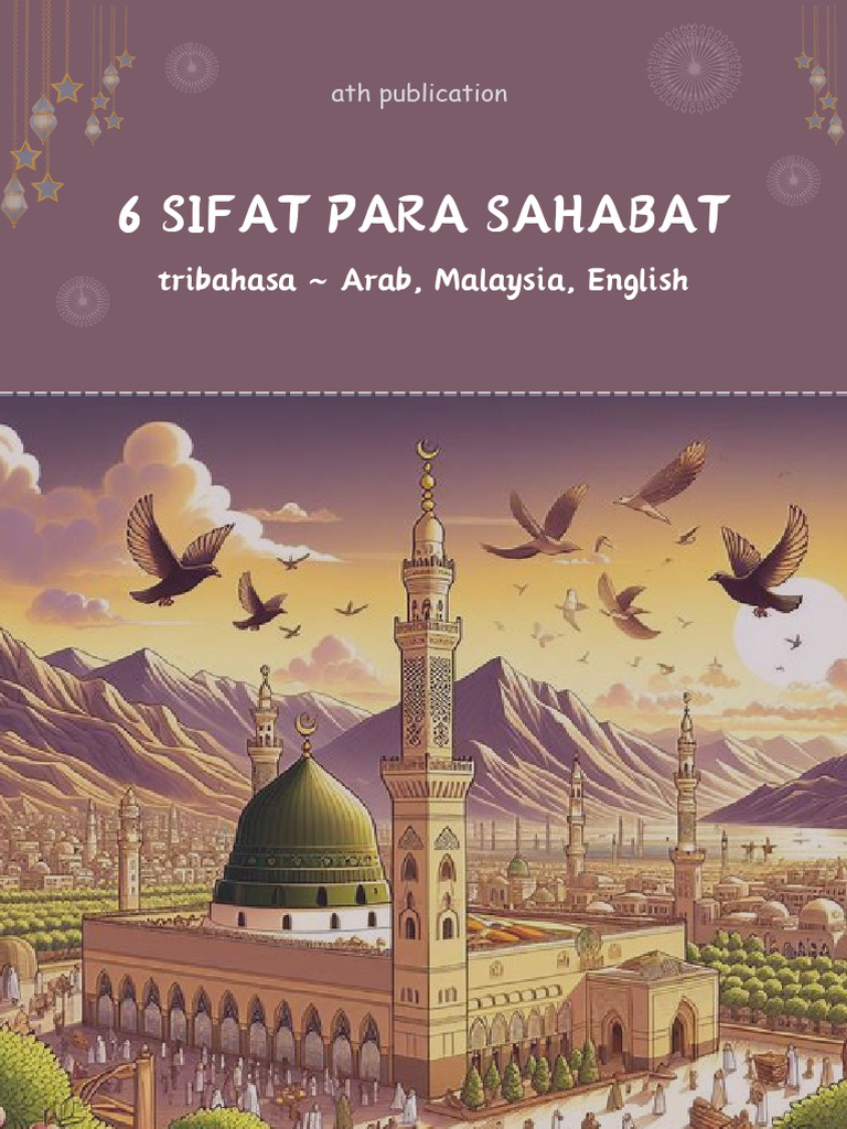 6 SIFAT PARA SAHABAT - Tribahasa - Arab, Malaysia Dan English | PDF